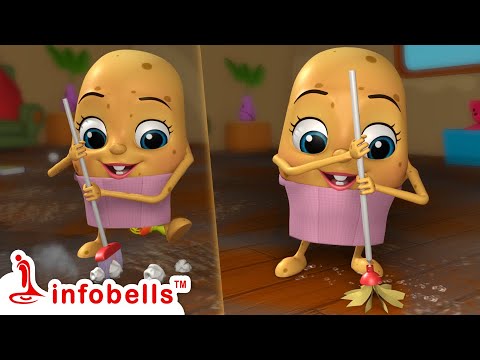 Subhram Ceyandi, Subhram Ceyandi - Clean up Song | Telugu Rhymes for Children | Infobells