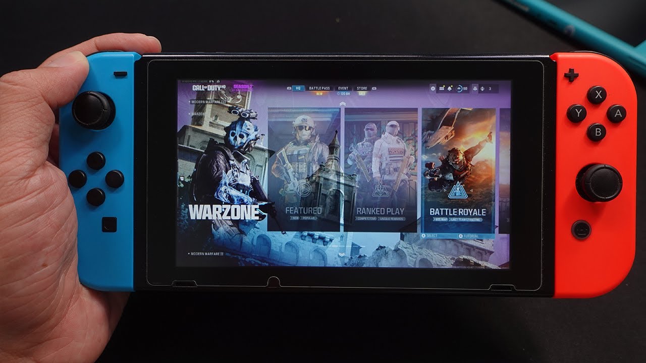 COD WarZone Gameplay On Nintendo Switch - YouTube