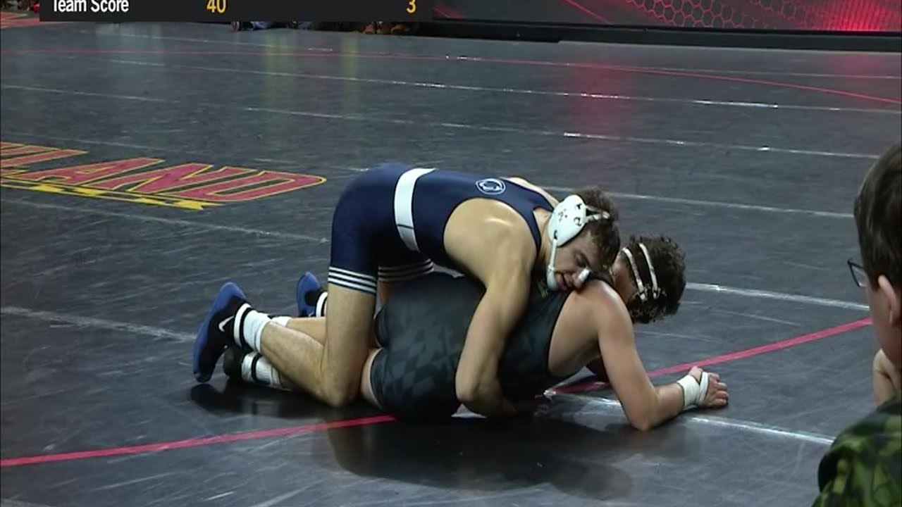 Big Ten Wrestling: 197 LBs - Penn State's Anthony Cassar vs. Maryland's ...