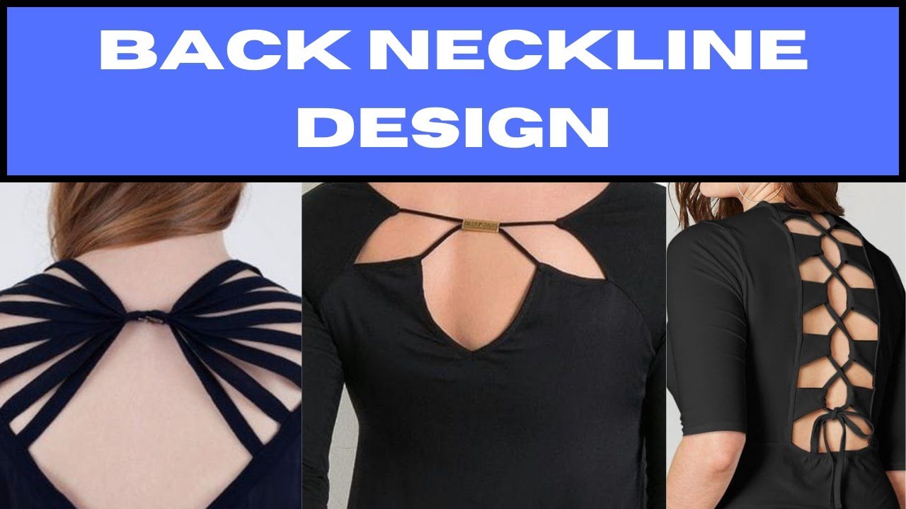 Back Neckline Dress Design - YouTube
