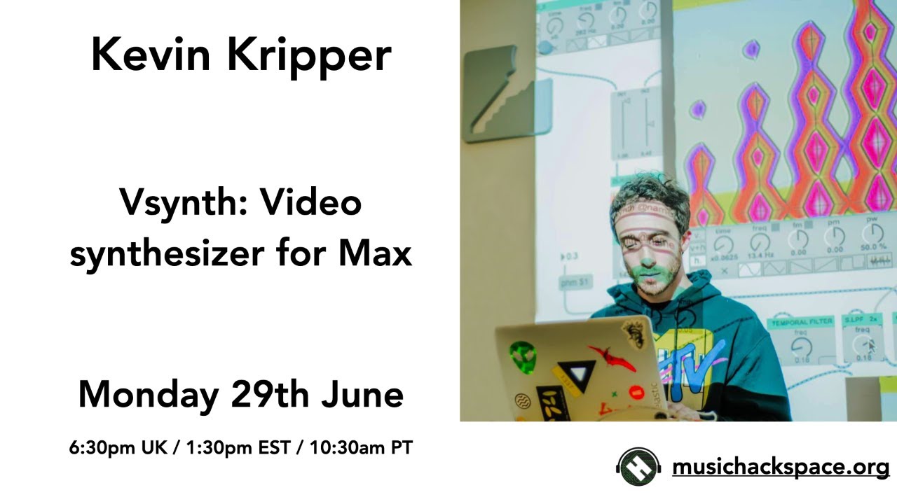 Kevin Kripper: Video synthesis with Vsynth & Max - YouTube