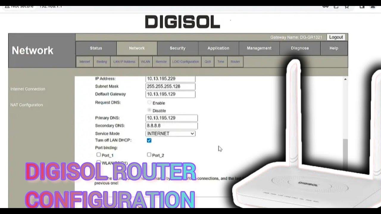 Digisol wifi Router Configuration || Digisol Router Configuration Step by Step @DIGISOL - YouTube