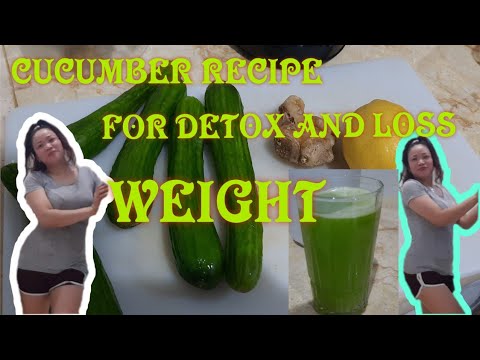 CUCUMBER RECIPE(detox and loss weight) - YouTube