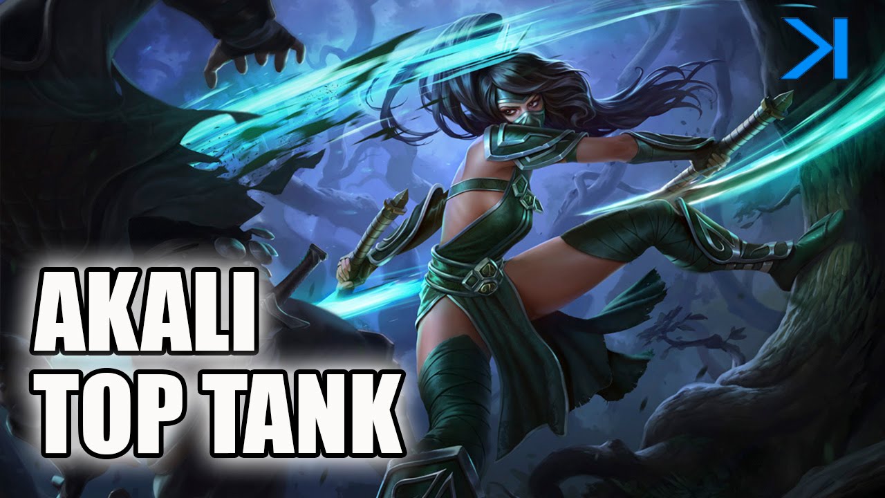 GAMEPLAY AKALI TOP TANK - LEAGUE OF LEGEND KILL CENTS - YouTube