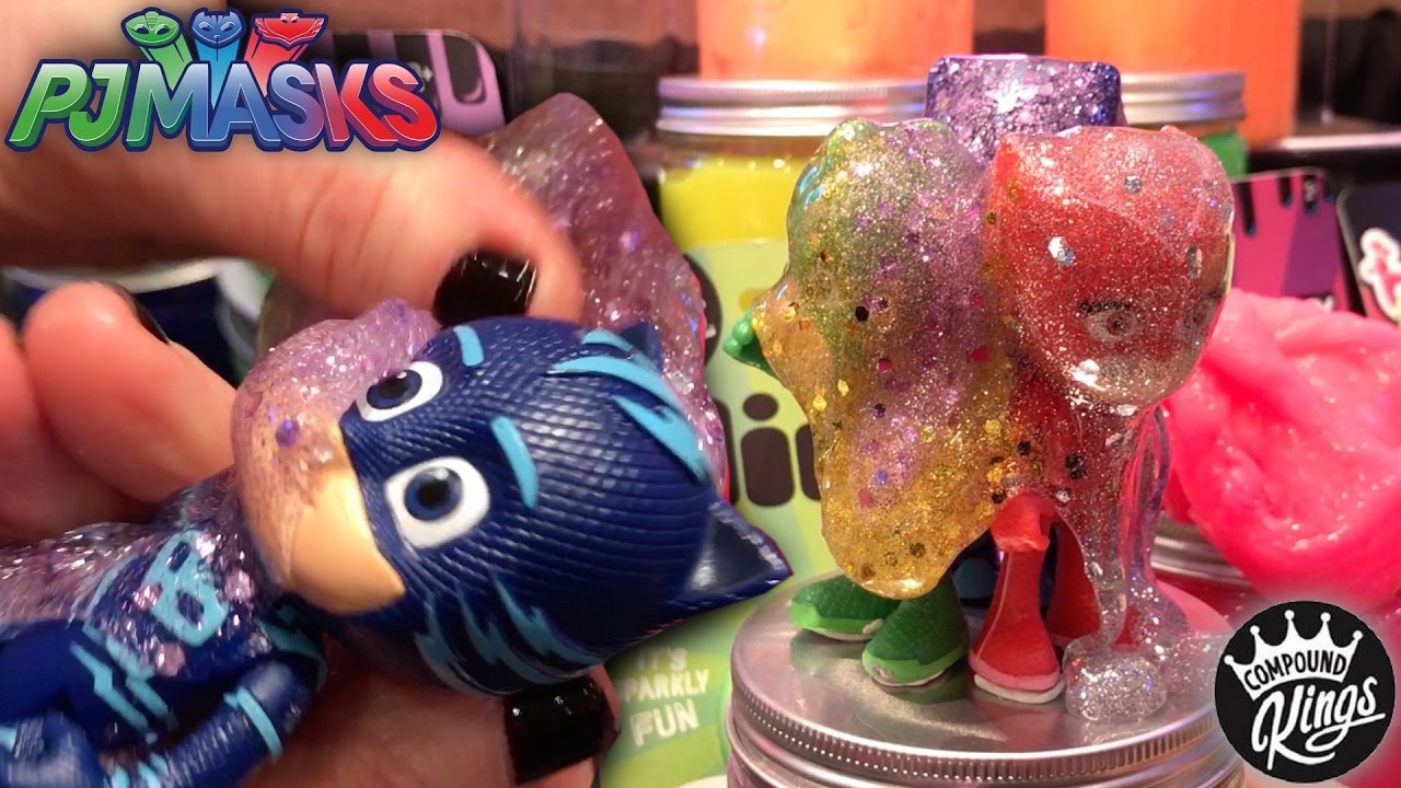 PJ Masks Toy Slime ️ Owlette Bobble Bitz Slime - YouTube