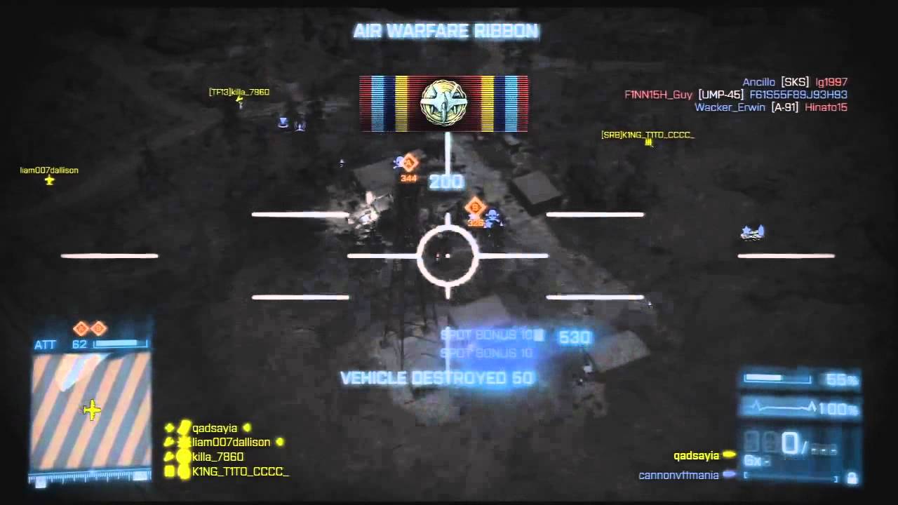 Battlefield 3 - AC 130 Gameplay on Death Valley (Armored Kill) - YouTube