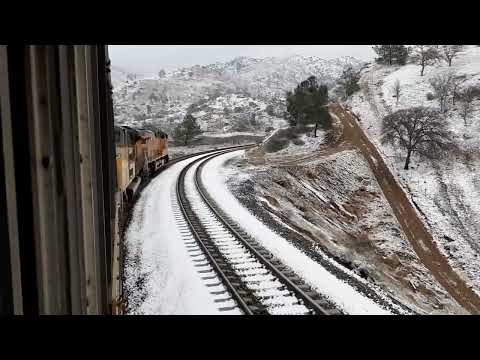 Tehachapi Loop from trailing units - YouTube