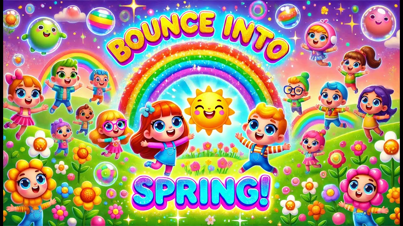 🌸 Bounce Into Spring | Fun Kids Song with Dance & Laughter 🎶 - YouTube