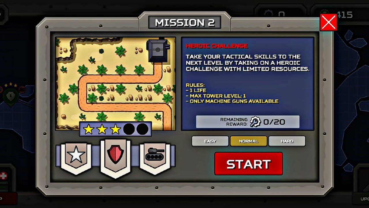Tactical War 2 Campaign Mode : Alliance : Mission 2 : Heroic Challenge ...