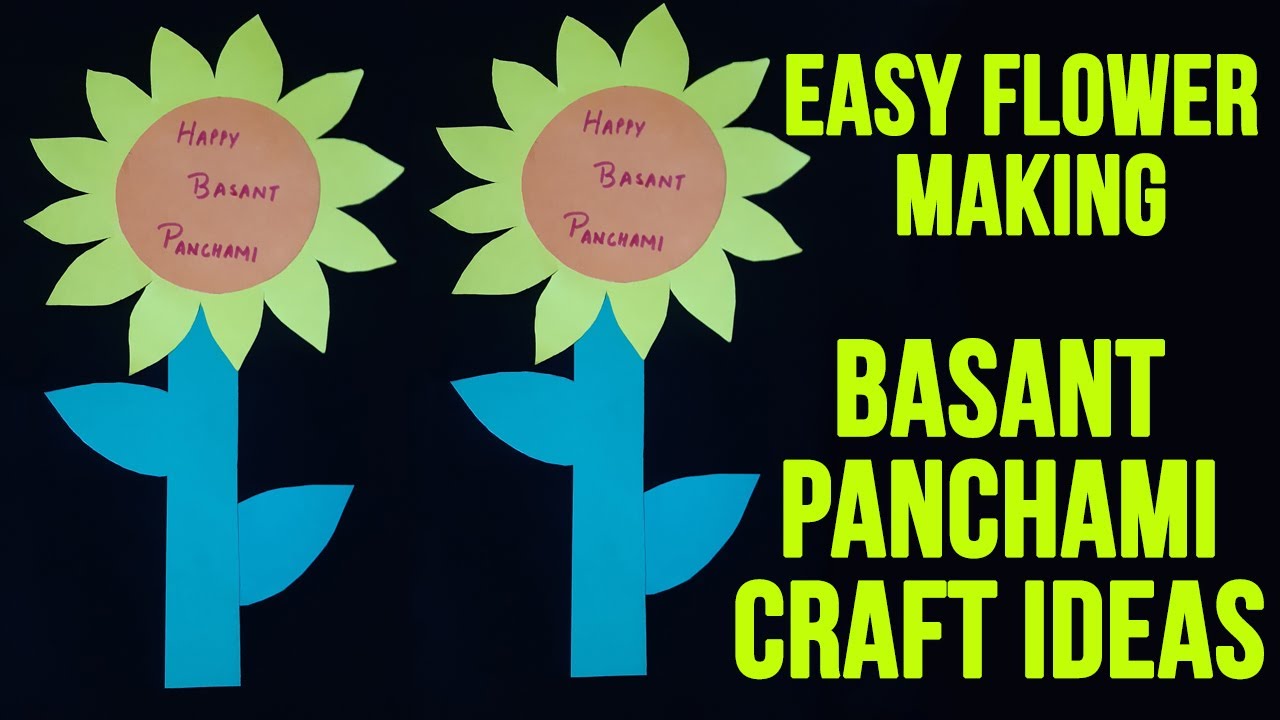 Basant Panchami Craft Ideas 2021 | DIY Vasant Panchami Craft - YouTube
