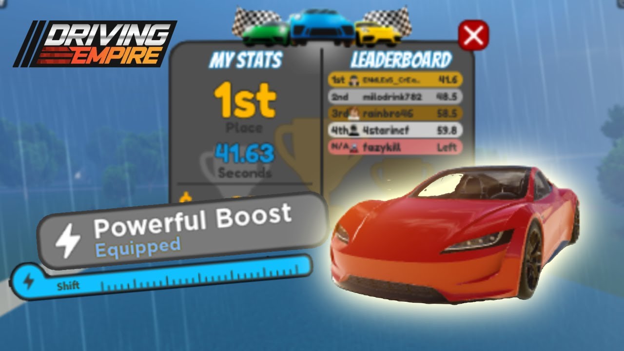 BEST Customization For Tesla Roadster for Highway Race! (Driving Empire ...