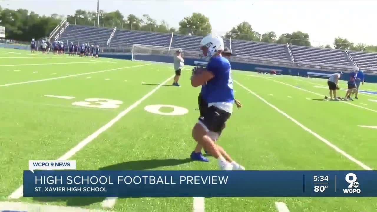 St. Xavier football team embraces a difficult season schedule - YouTube
