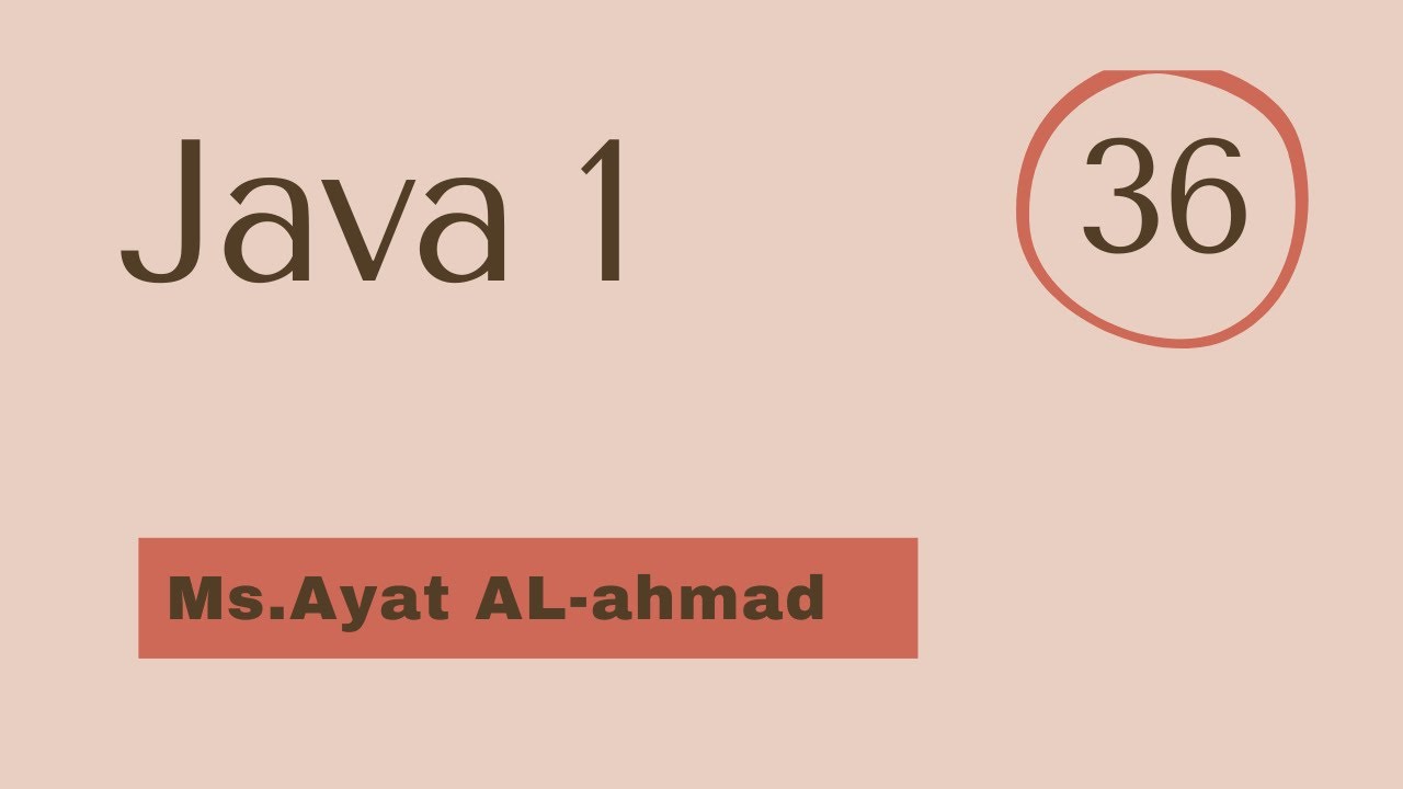 Java1 || String methods - YouTube