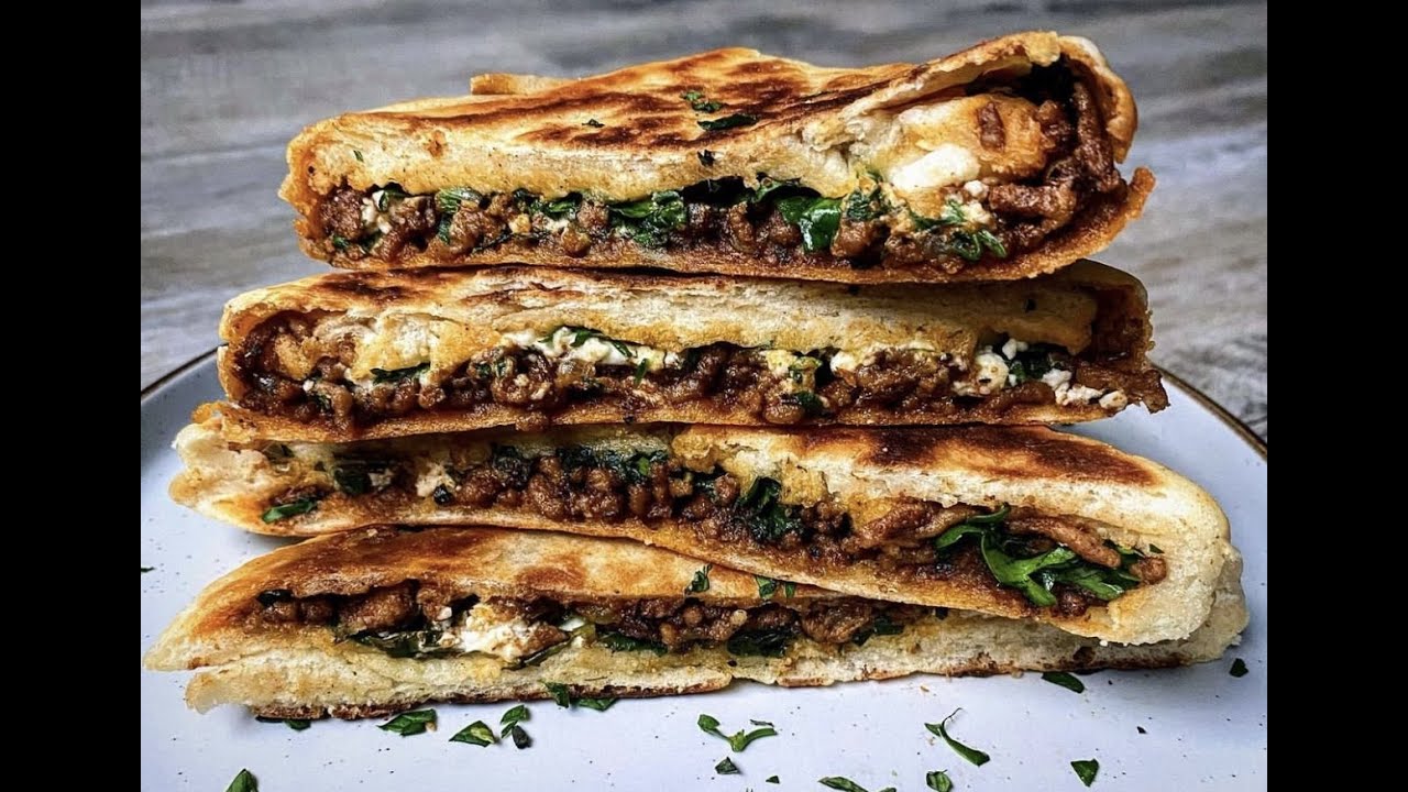 Easy Gözleme (Stuffed Turkish Flatbreads) - YouTube