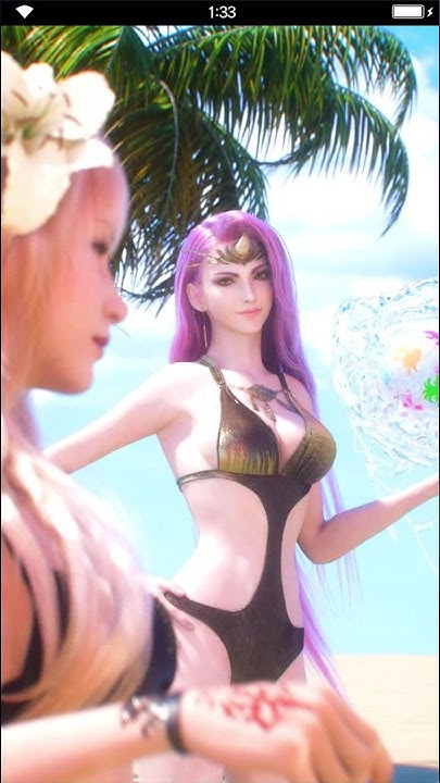 Summer Folka & Citra CG Limit Burst Animation - Final Fantasy Brave Exvius #finalfantasy #ffbe ...