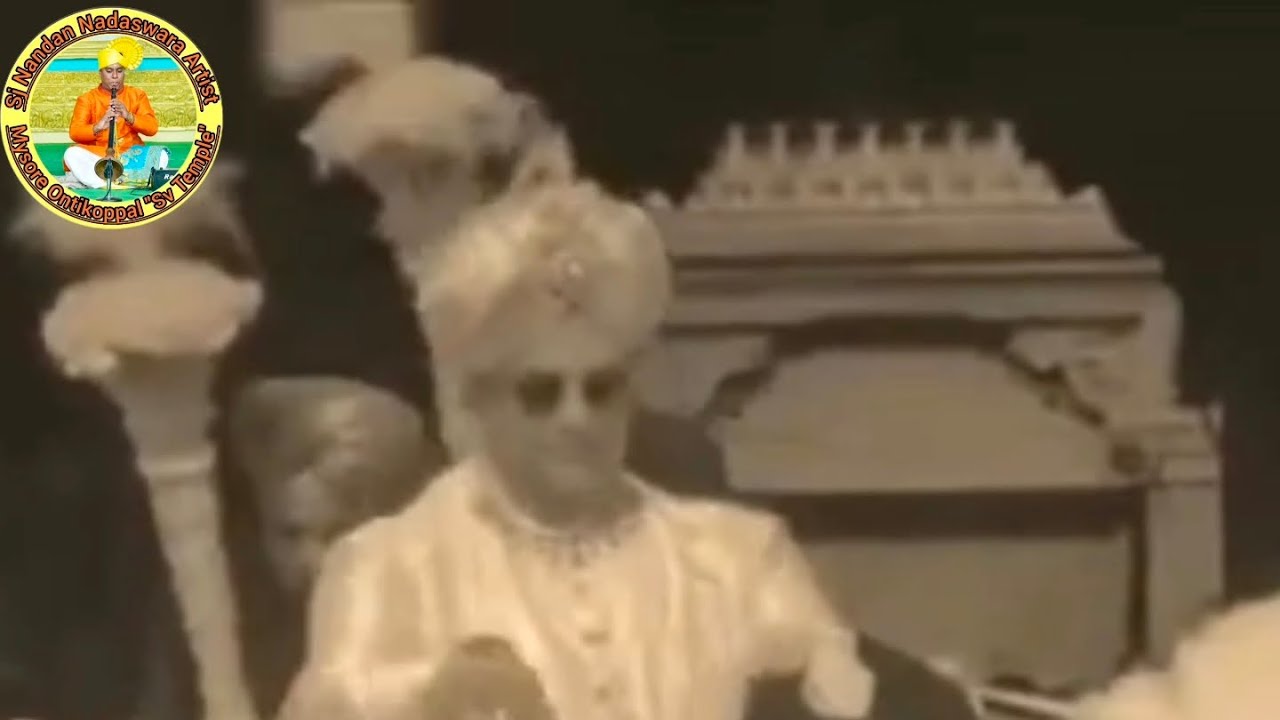 Jayachamaraja Wadiyar Maharaja Of Mysore, Myosre Dasara 1951 - YouTube