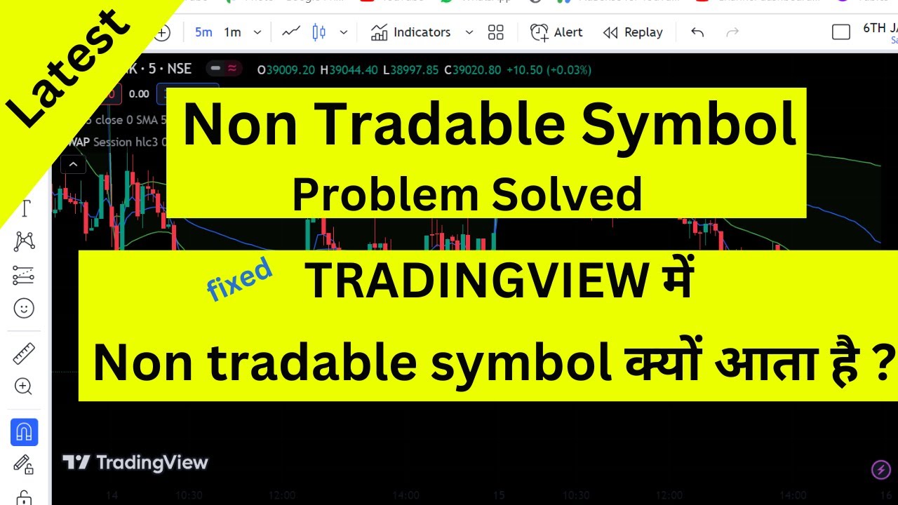 How to fix Non Tradable symbol in TradingView | tradingview me non ...