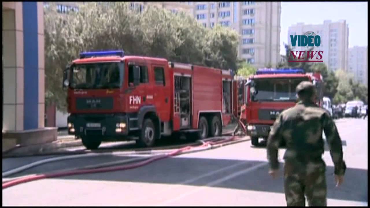 Deadly Fire In Baku Apartment Building - YouTube