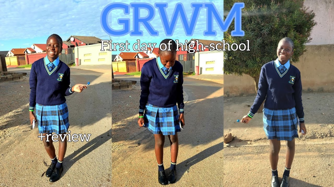 GRWM for the first day of high-school - YouTube