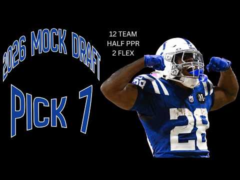 12-Team Half-PPR Fantasy Football Mock Draft | Pick 7