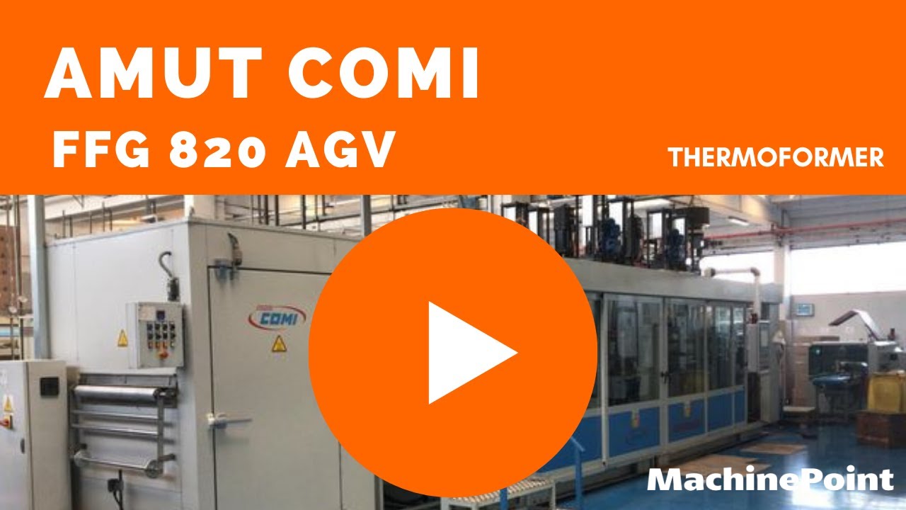 AMUT COMI FFG 820 AGV Thermoformer | AMUT COMI Machines - YouTube