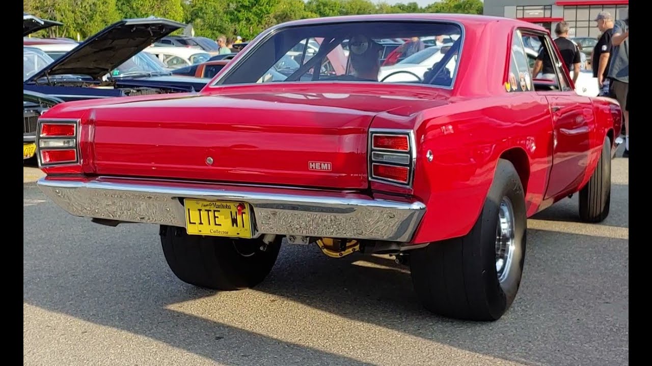 Real LO23 SS/A 1968 Dodge Dart 426 Hemi Idle! - YouTube