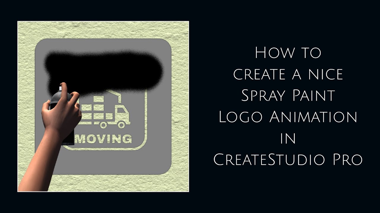 How to create a nice Spray Paint Logo Animation in CreateStudio Pro ...