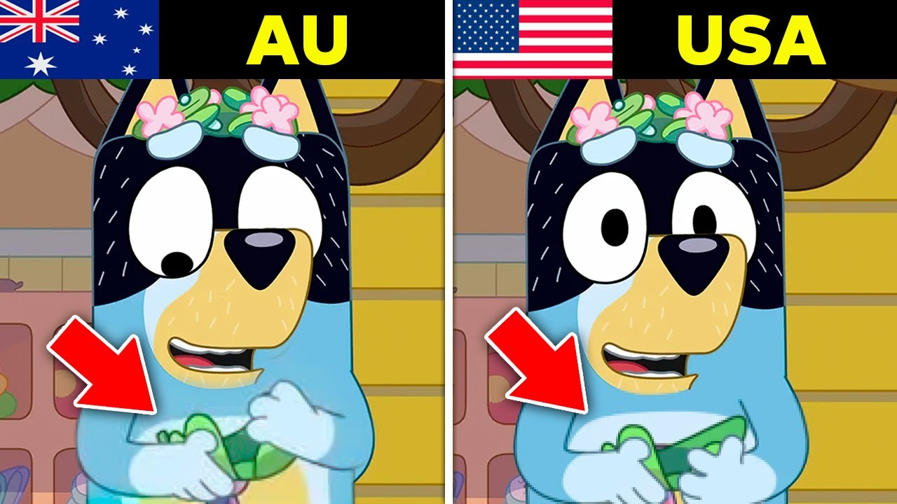 10 Bluey Scenes That Are Different in Other Countries - YouTube