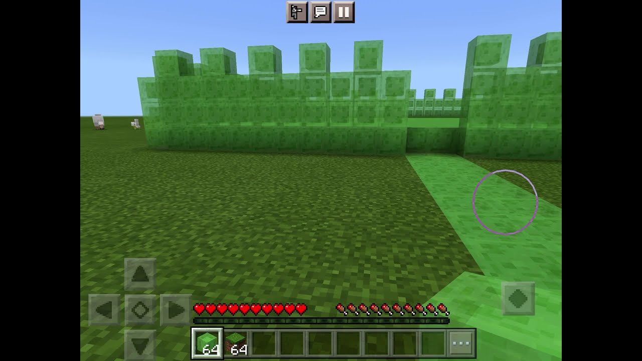 How to make a bouncy castle in minecraft - YouTube