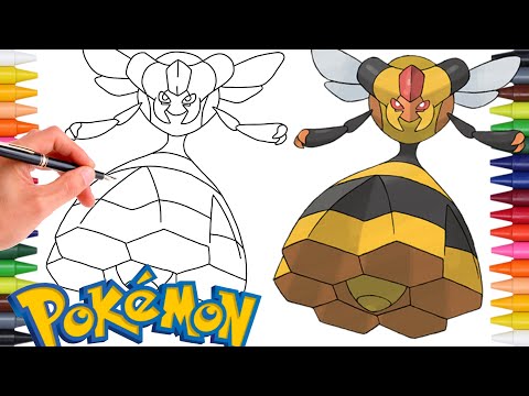 Comment Dessiner LE POKÉMON APIREINE (Vespiquen) #416 | GÉNÉRATION 4