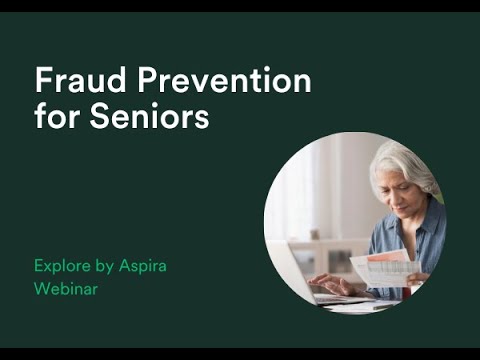 Fraud Prevention for Seniors - National Webinar - YouTube