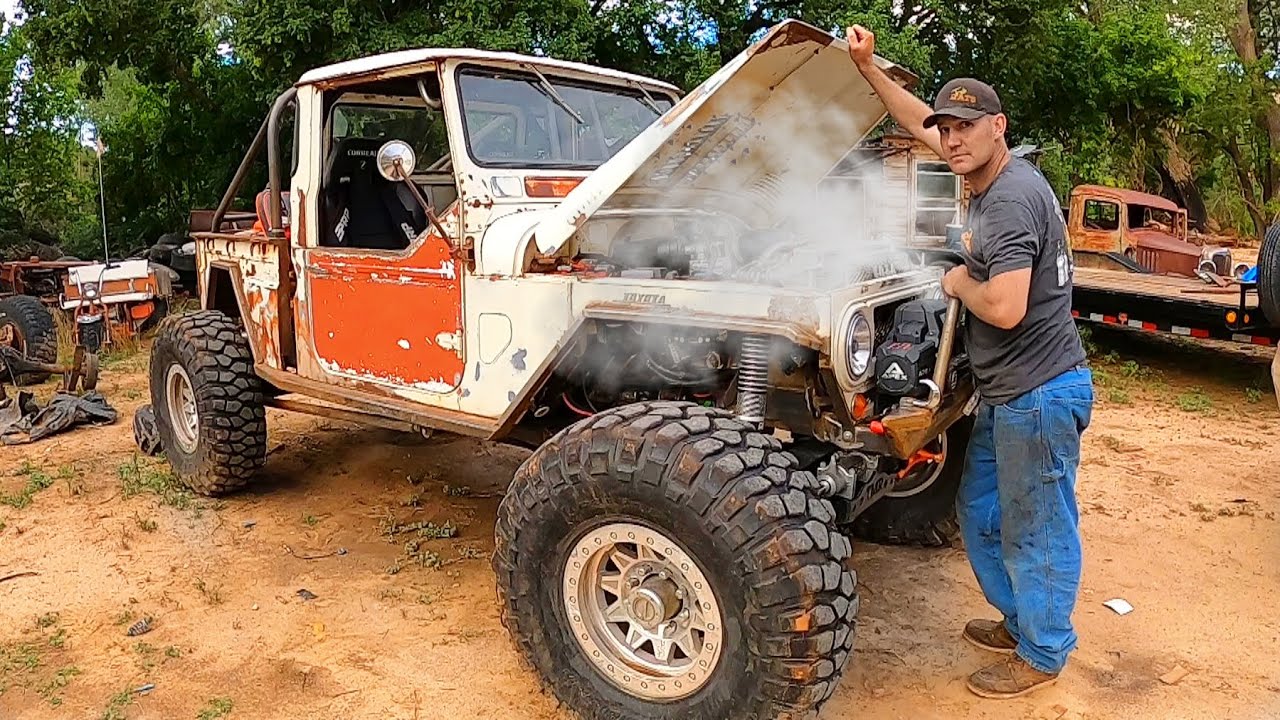 Something Is Causing The FJ45 Ultimate Rock Crawler To HEAT UP! - YouTube