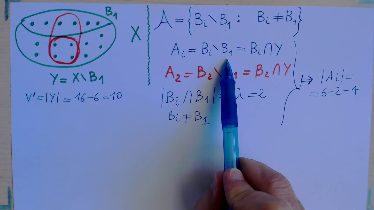 EJERCICIO XXII resuelto sobre diseños combinatorios. - YouTube