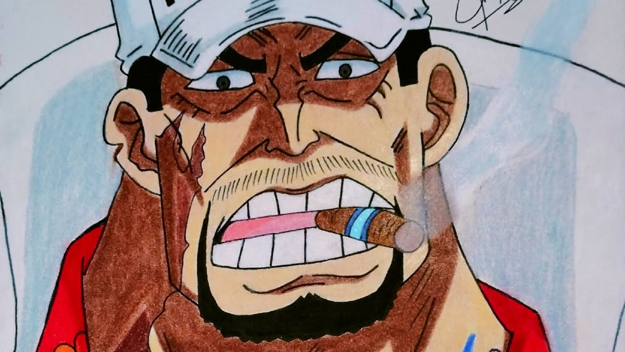 Drawing Akainu|One Piece|Anime Drawing - YouTube