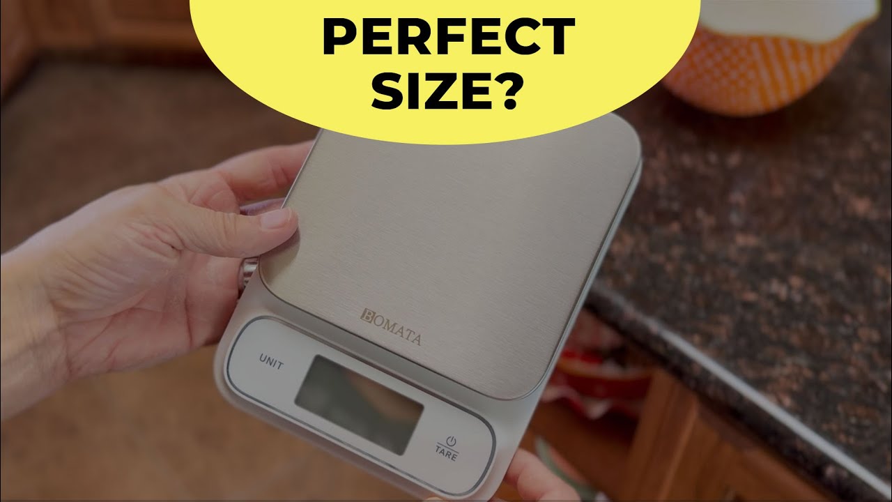 Bomata Waterproof Kitchen Scale, Digital Scale with Backlight ...