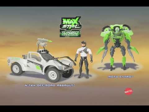 Max Steel TV Spot 2009: N-Tek Off-Road Assault & Moto Cytro (English ...