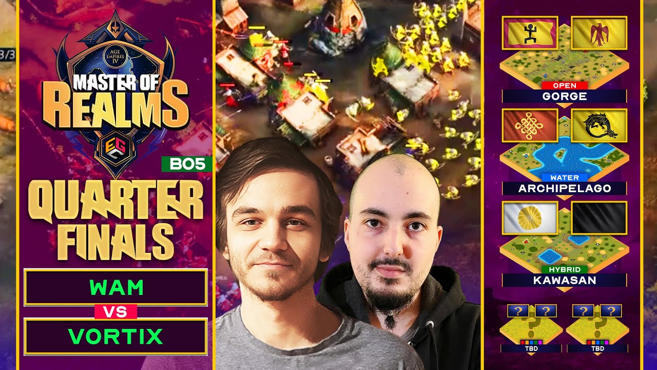 Master of Realms - $25,500 Major Event - Quarter Final - VortiX vs Wam ...