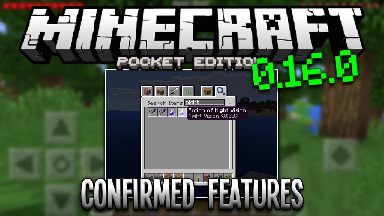 Minecraft PE 0.16.0 Features - NEW INVENTORY FEATURE in Minecraft ...