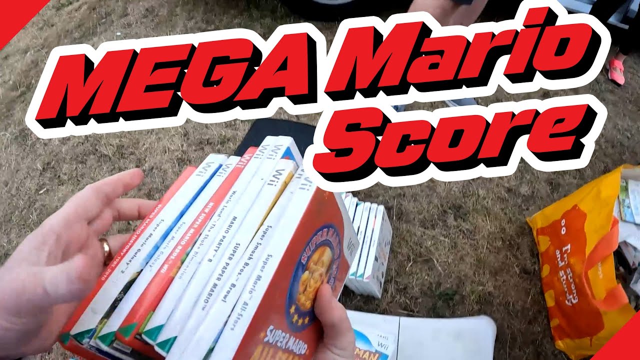 MEGA Mario Score from the Boot Fair - Video Game Hunting - YouTube