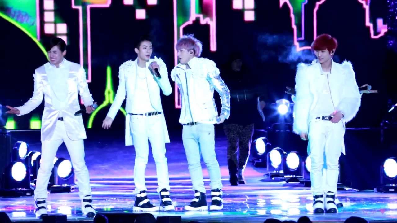 [121231]MBC가요대제전 B1A4_Beautiful Target - YouTube