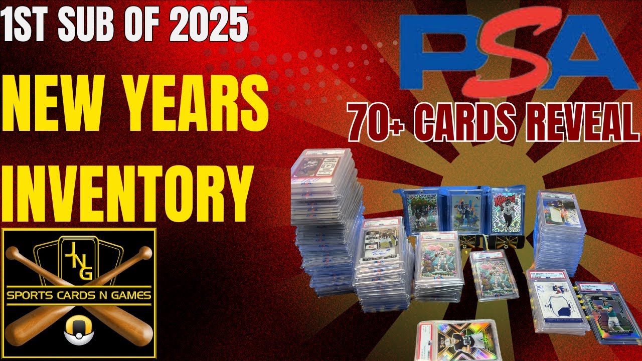 NEW YEAR NEW INVENTORY! 1st PSA reveal of 2025 - YouTube