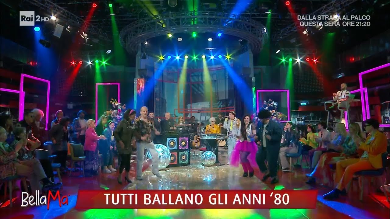 Tutti ballano gli anni '80: 'Tropicana' - BellaMa' 12/03/2024 - YouTube