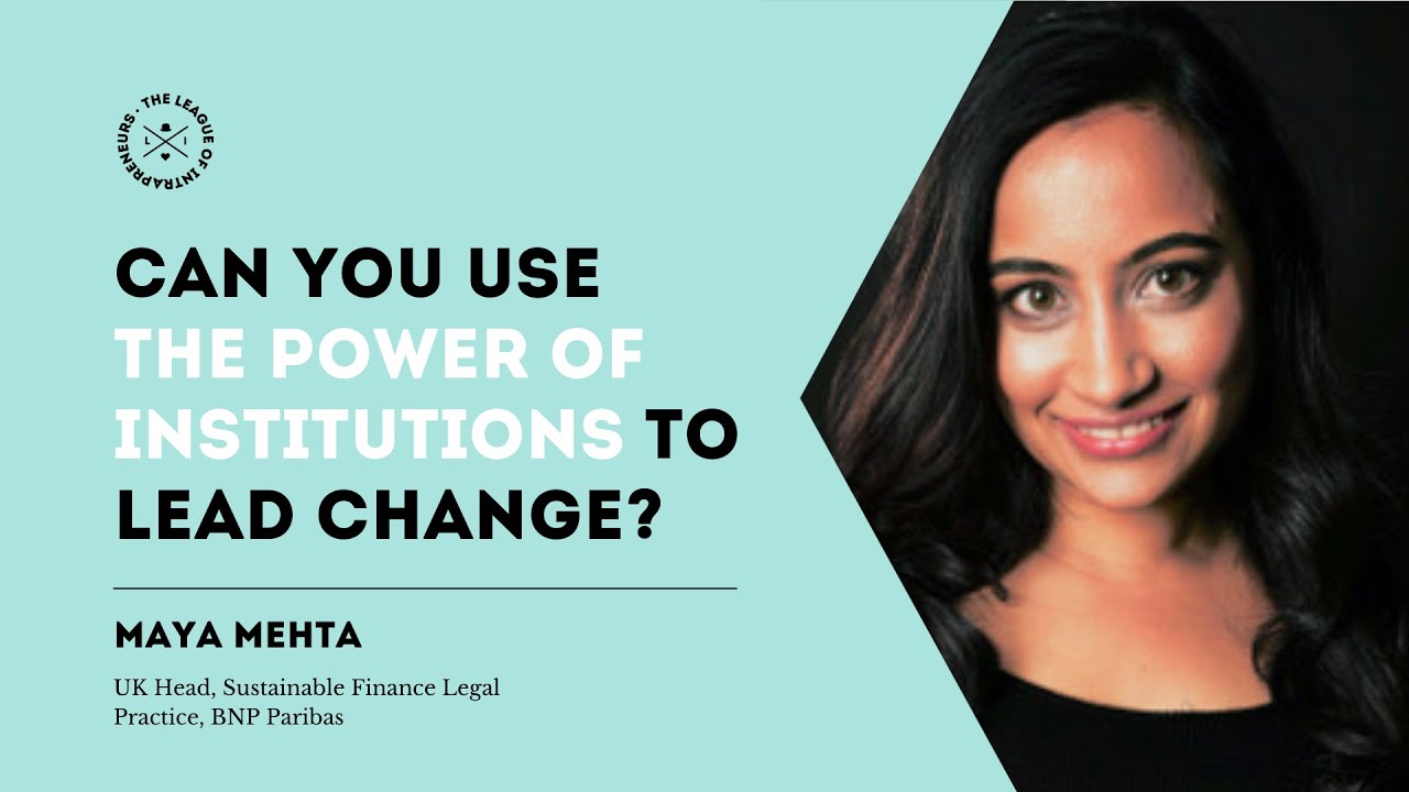 Why am I an Intrapreneur? Intrapreneur of the week - Maya Mehta - YouTube