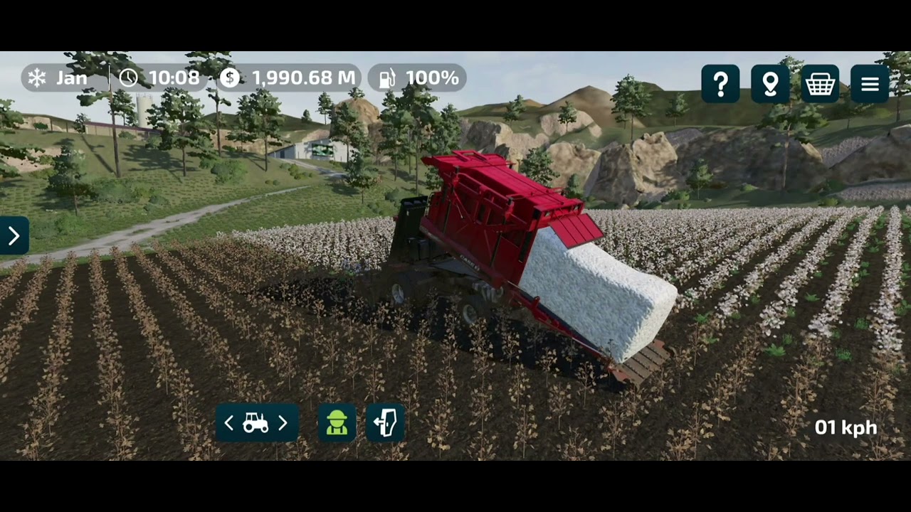 Farming simulator 23 | cotton farming - YouTube