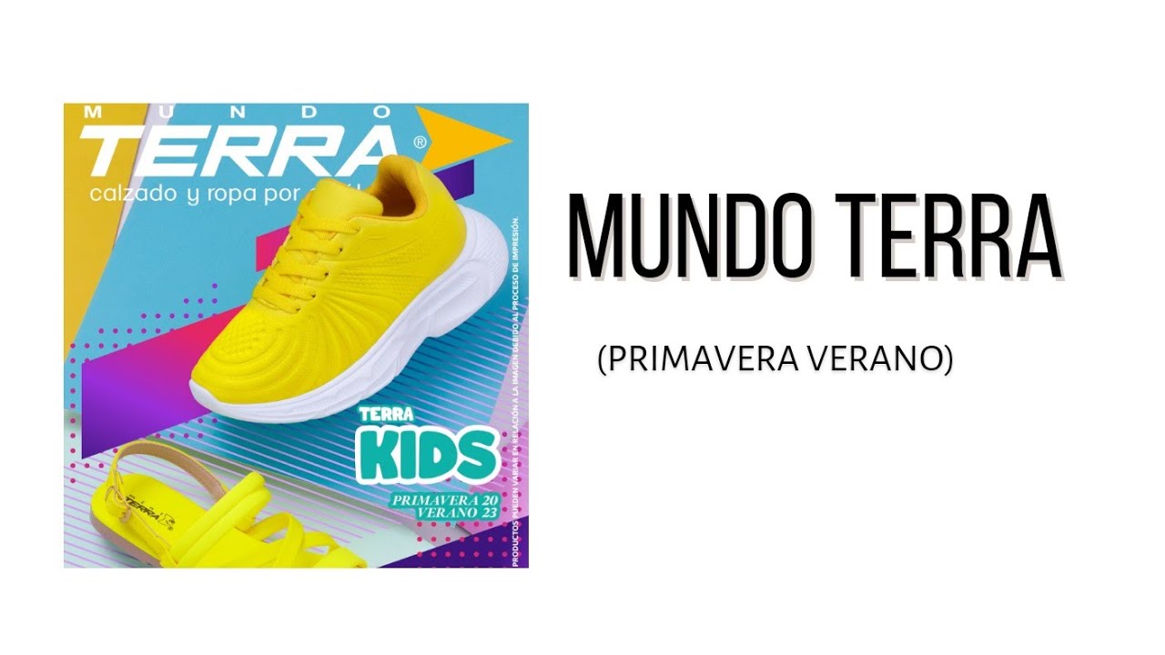 Catálago Mundo Terra calzado para niños y niñas - YouTube