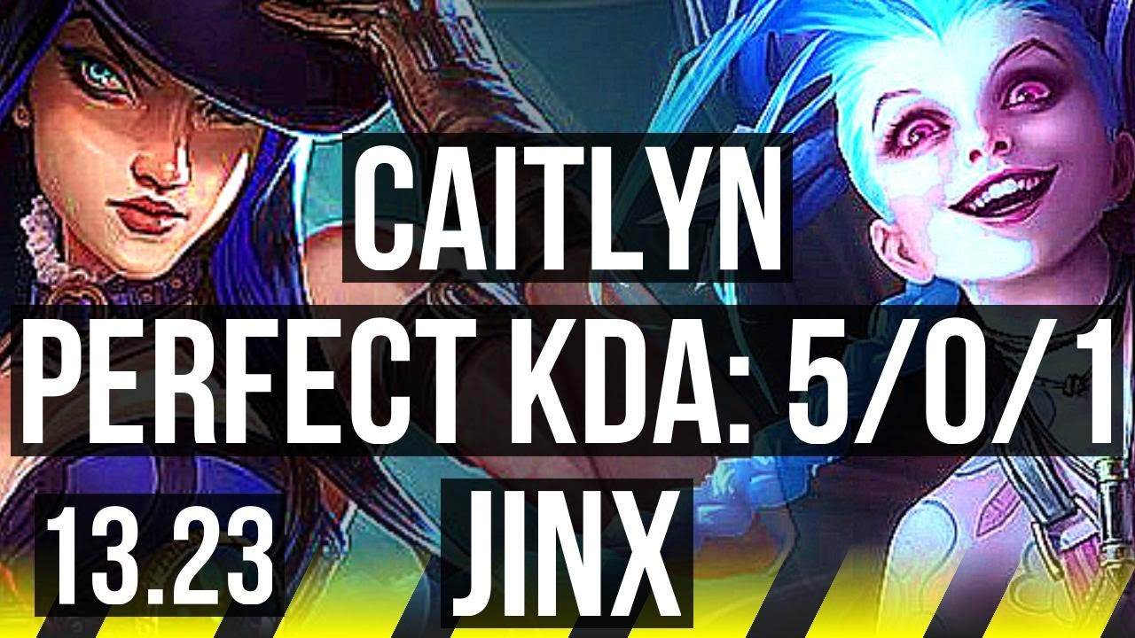 CAIT & Bard vs JINX & Tahm (ADC) | 5/0/1, Rank 9 Cait | KR Challenger ...