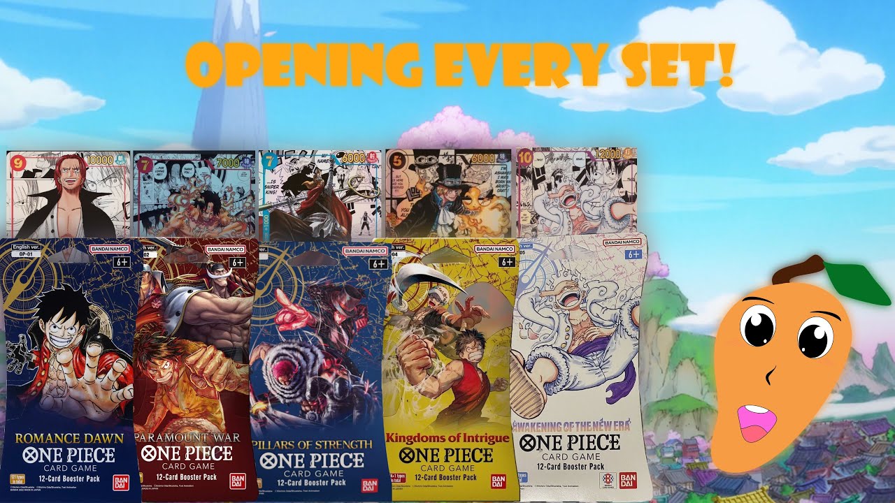 Opening EVERY One Piece Card Game Set Ever Made! 🔥 on 🔥 🥭🍀 - YouTube
