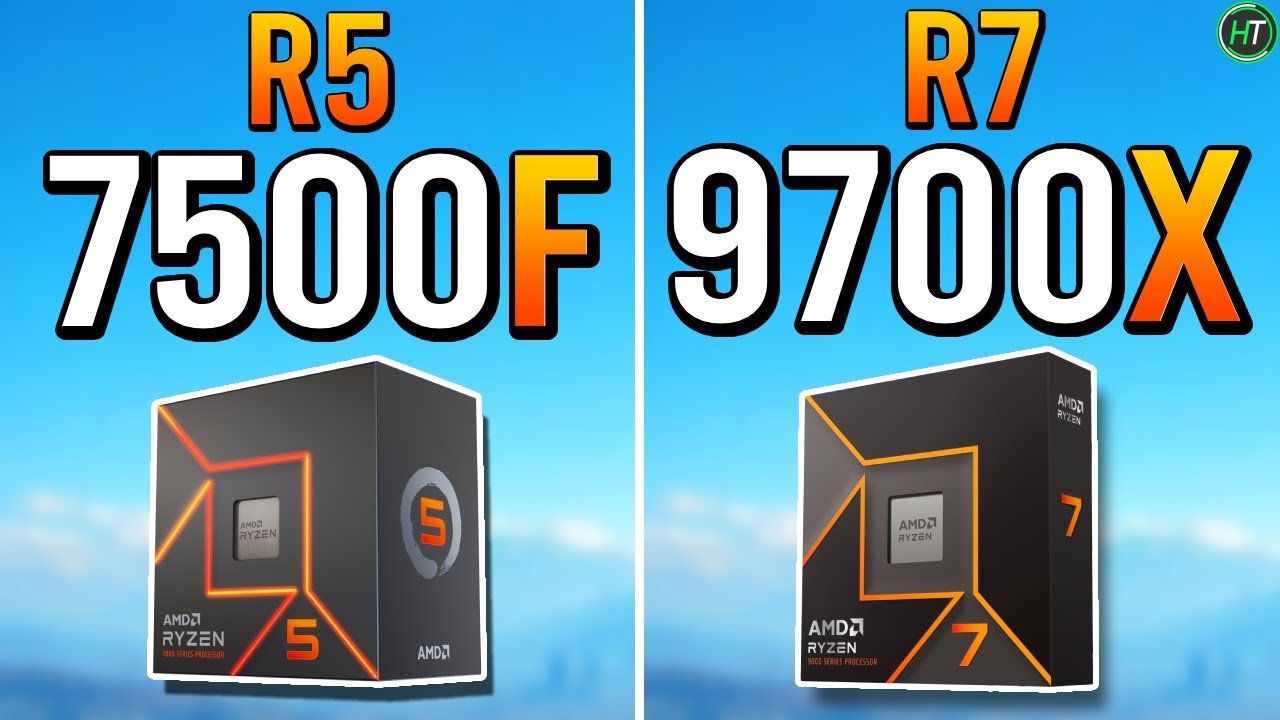 R5 7500F vs R7 9700X - Big FPS Improvement?! - YouTube