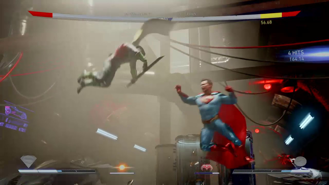 Injustice 2 - Superman VS Robin - YouTube