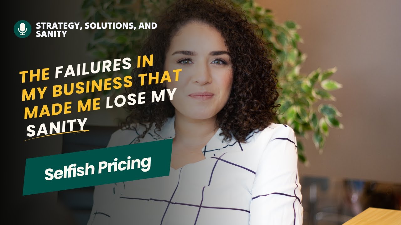Failures That Made Me Lose My Sanity In Business: How Selfish Pricing ...